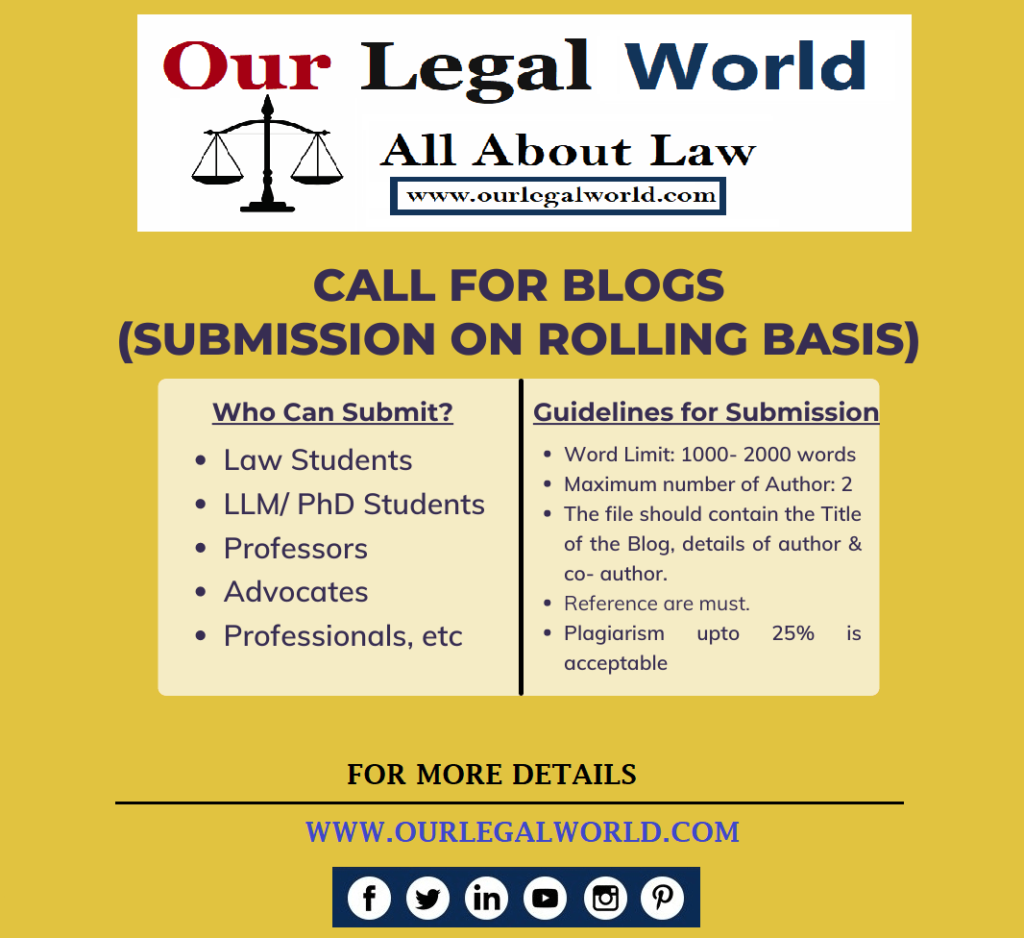 Our Legal World - Law and Judiciary